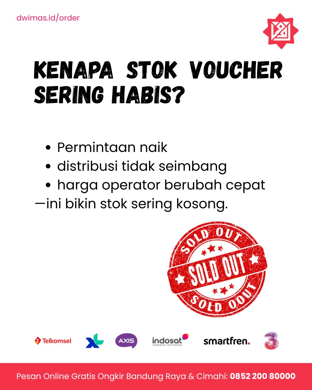 Kenapa Stok Voucher Sering Habis? & Cara Mengatasinya - Dwimas Store